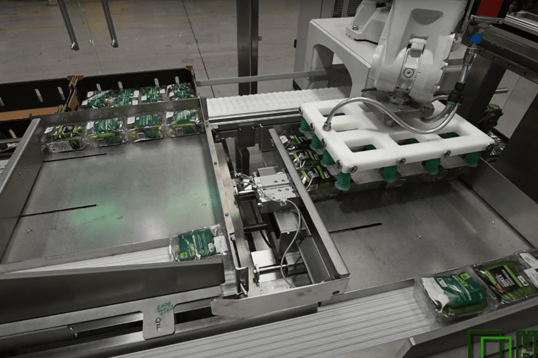 Robotic Vegetable Tray Loading System for Punnets - Propac